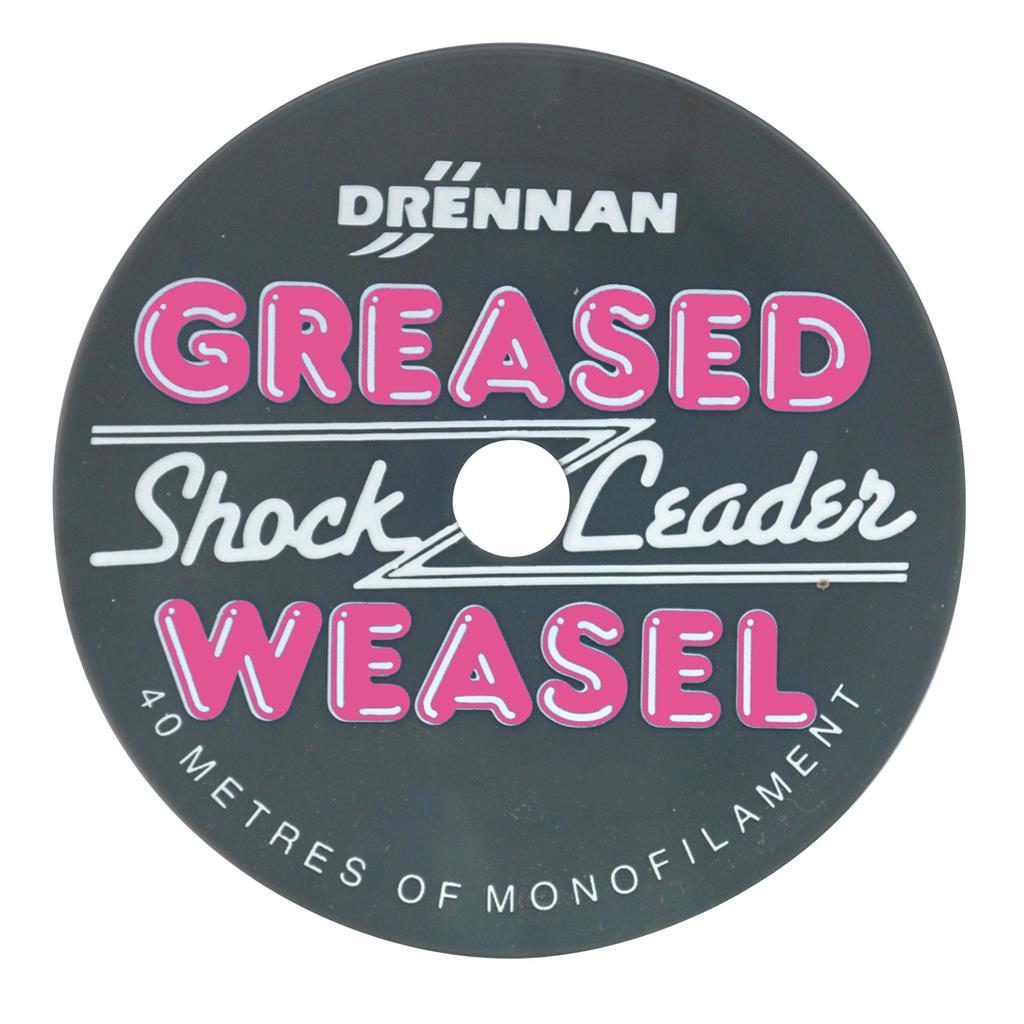 Drennan Greased Weasel Shock Leader 40m Grey – Anglers Corner