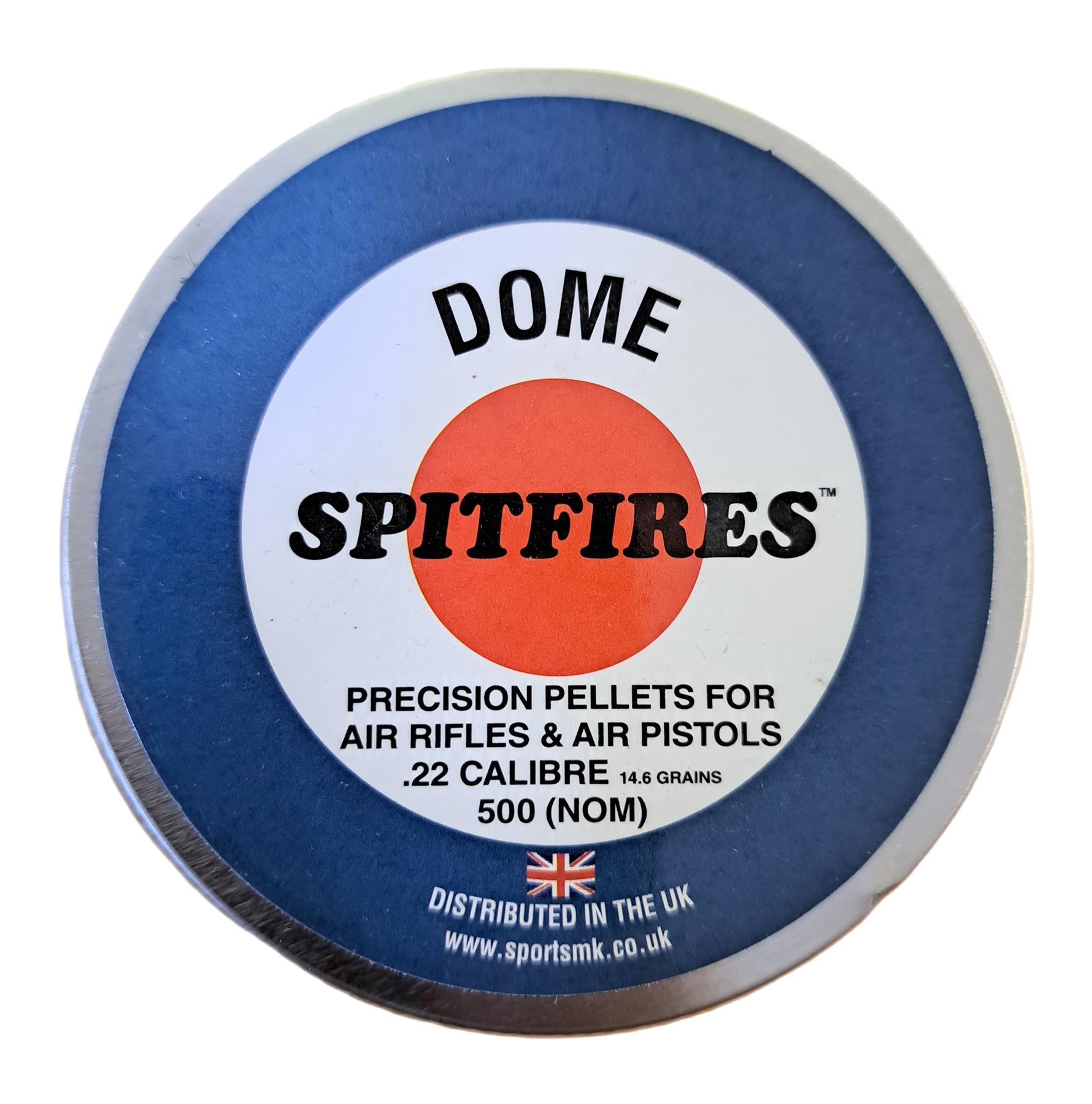 Spitfire Dome Pellets .22 (500) – Anglers Corner