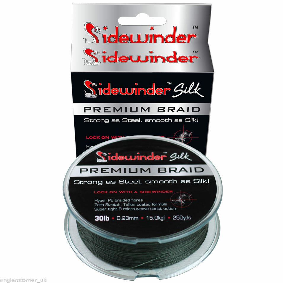 Sidewinder Premium Silk Braid / Sea Fishing Line – Anglers Corner